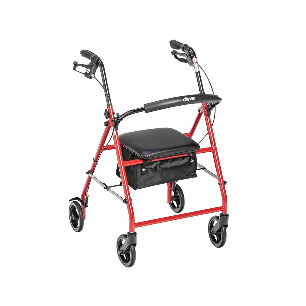 DRIVE STEEL ROLLATOR WITH 6″ WHEELS – Genesis Healthcare Products