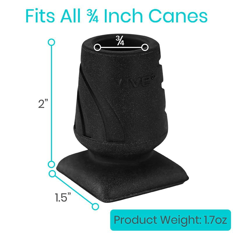 Shock Absorbing Cane Tip (2-Pack) – Genesis Healthcare Products Inc