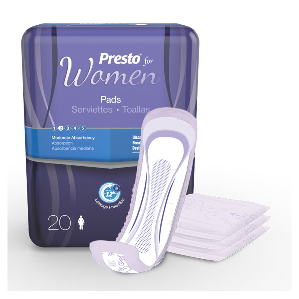 Moderate Pads for Women – Genesis Healthcare Products Inc