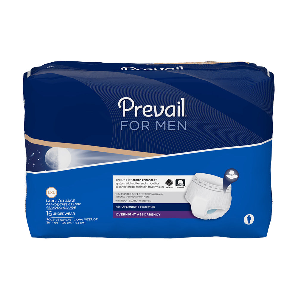 Prevail Overnight Absorbency Underwear For Men